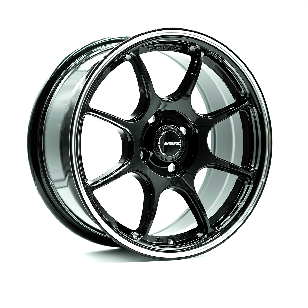 FlowForm RF03RR 15 Inch Black Machining | Superspeed Wheels ...