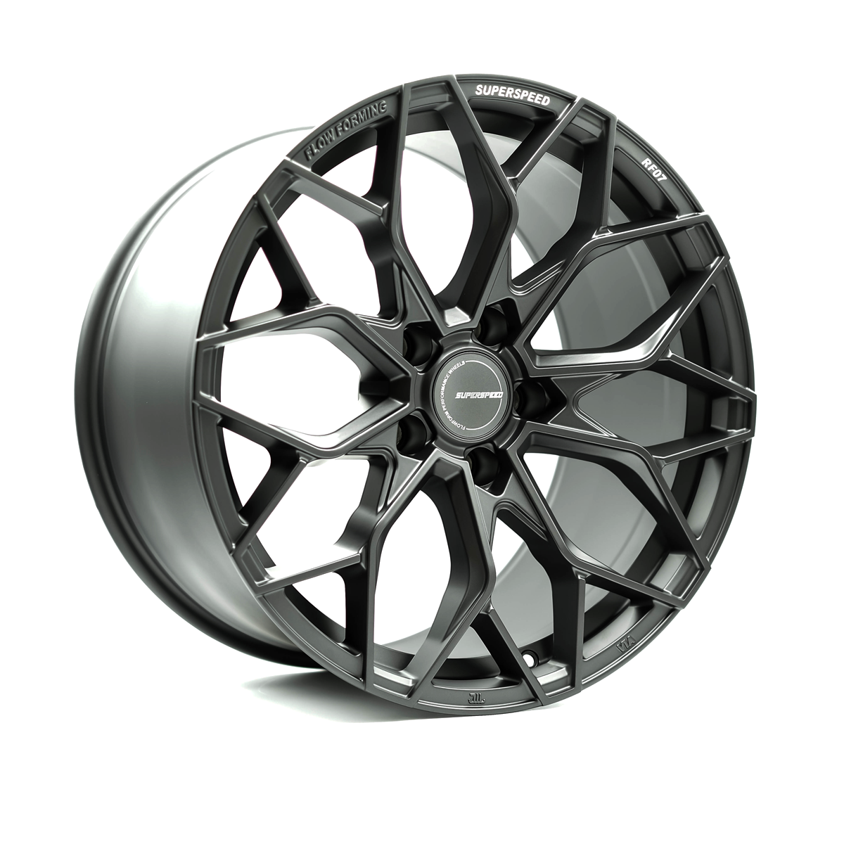 FlowForm RF07 Matt Gunmetal Porsche Spec | Superspeed Wheels ...
